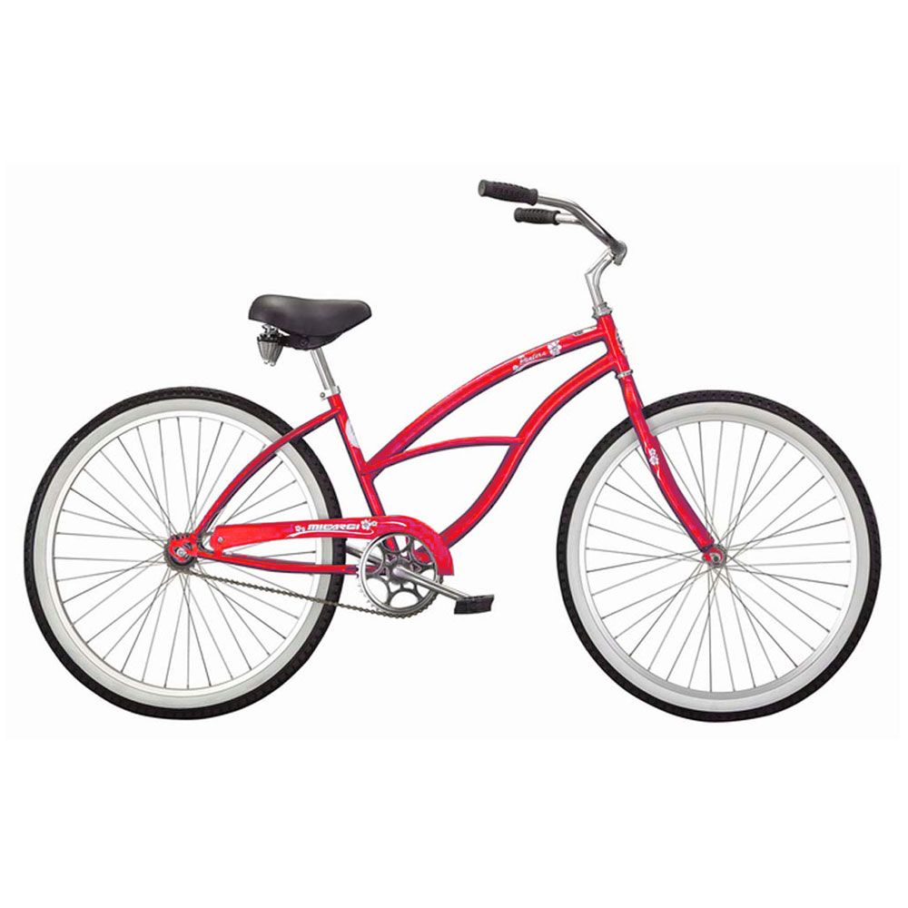 Micargi Red Pantera Beach Women s Cruiser Bike ShopHQ