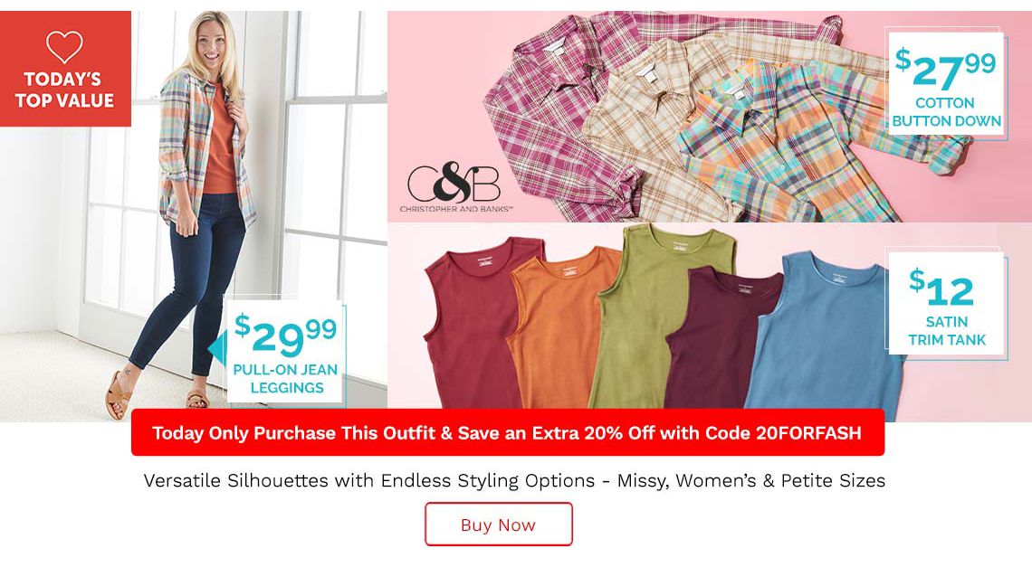 (ShopHQ) Jegging, Tank, or Boyfriend Shirt! – TVShoppingQueens