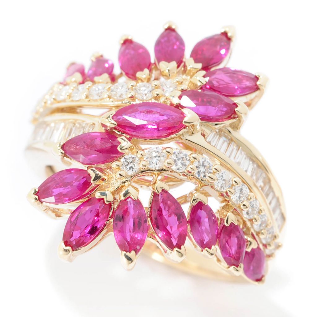 (ShopHQ) EFFY "Amore" 14K Gold Diamond & Gemstone Ring – TVShoppingQueens