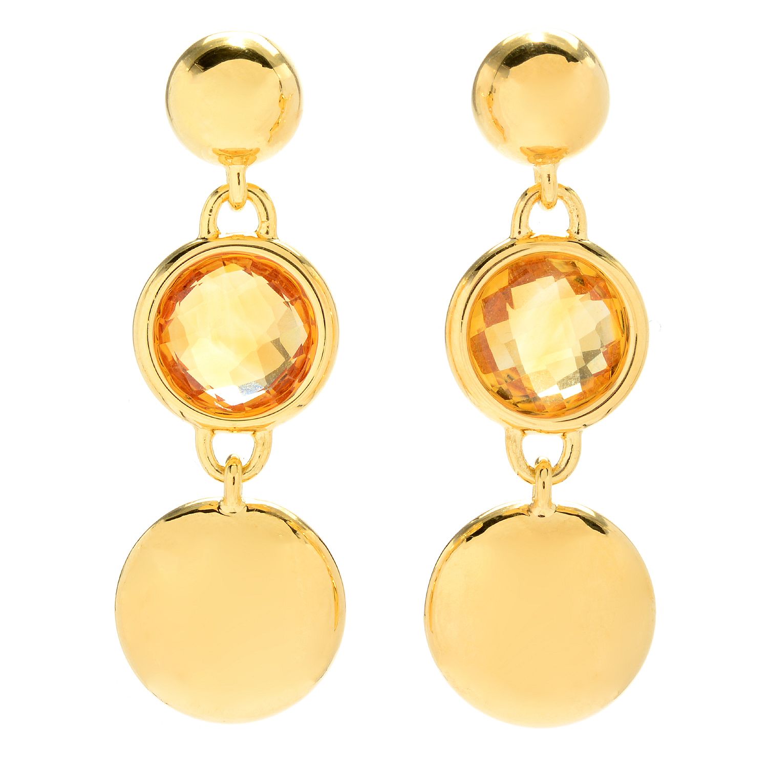 (ShopHQ) Stefano Oro Gold Necklace, Viale18K® Bracelet, or Lambert Chen 24K Stud Earrings ...