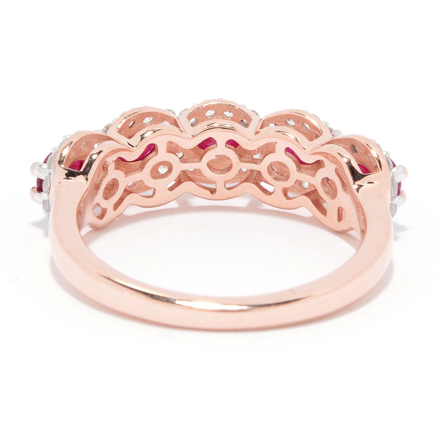 (ShopHQ) Gem Treasures® Sterling Silver Choice of Ruby or Sapphire 5 ...