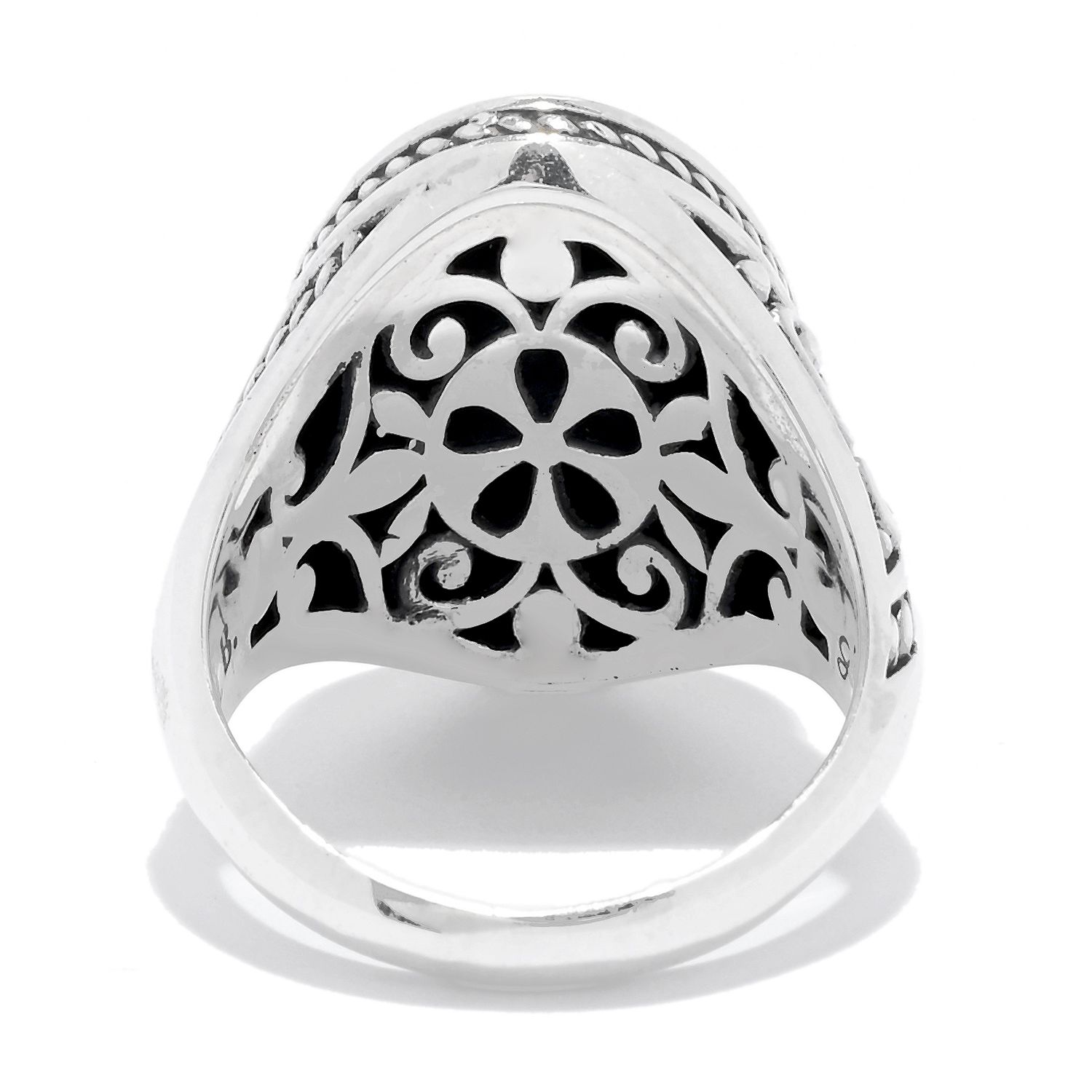 (ShopHQ) Artisan Silver by Samuel B. 18K Gold Accented Balinese ...