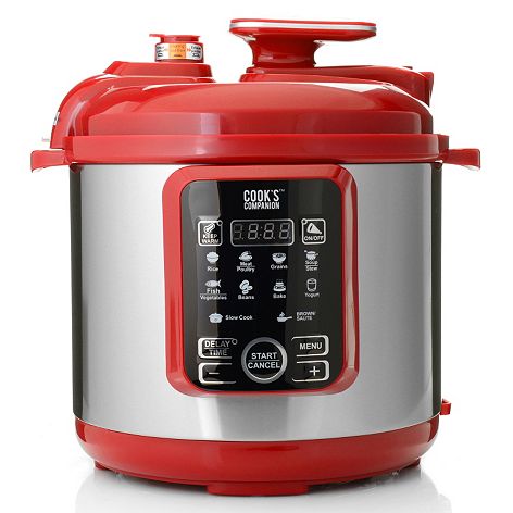 (ShopHQ) Cook's Companion® 6.3 qt 1000W Color Ceramic 11-in-1 Digital ...