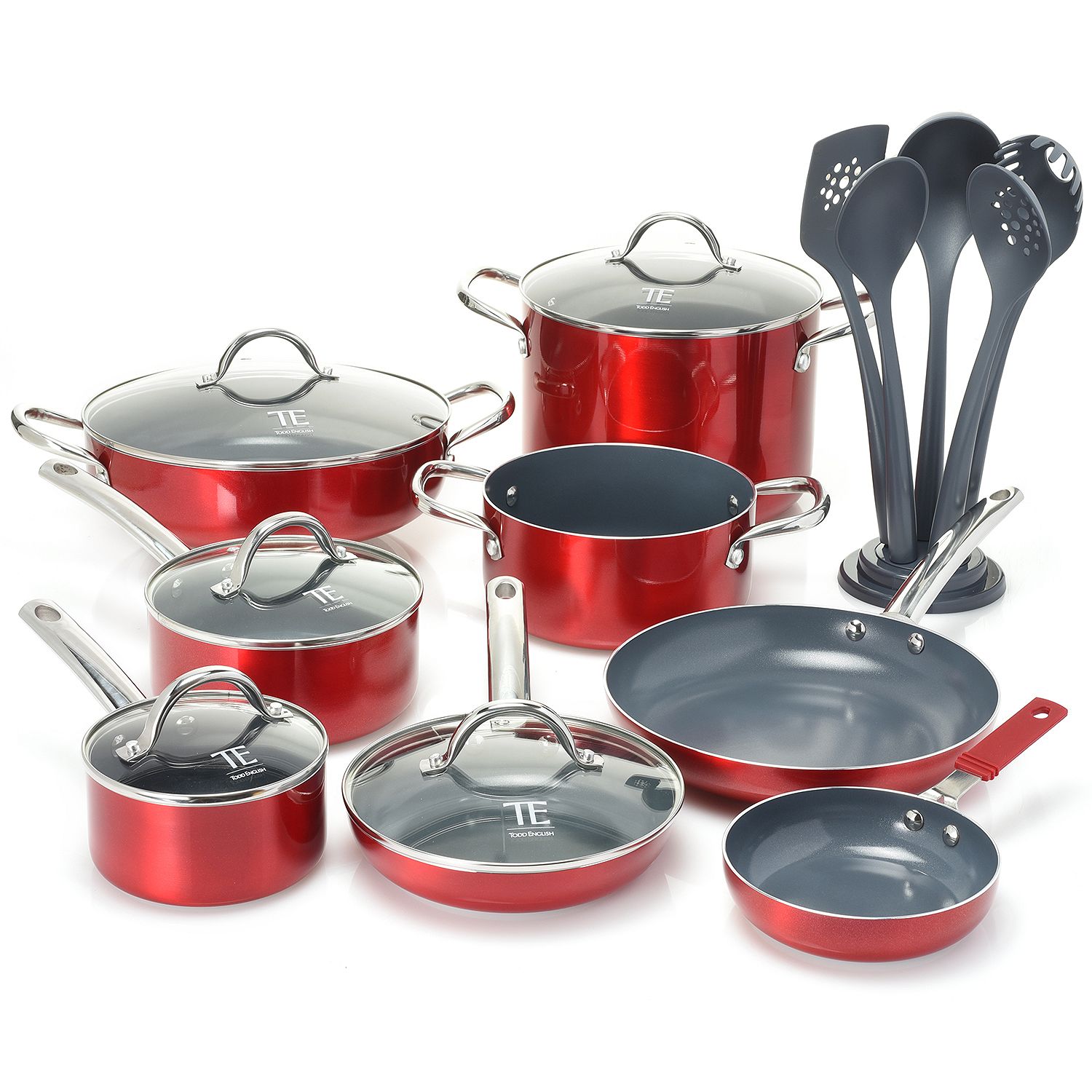 (ShopHQ) Todd English Sparkle Series Titanium-Infused Ceramic Nonstick ...