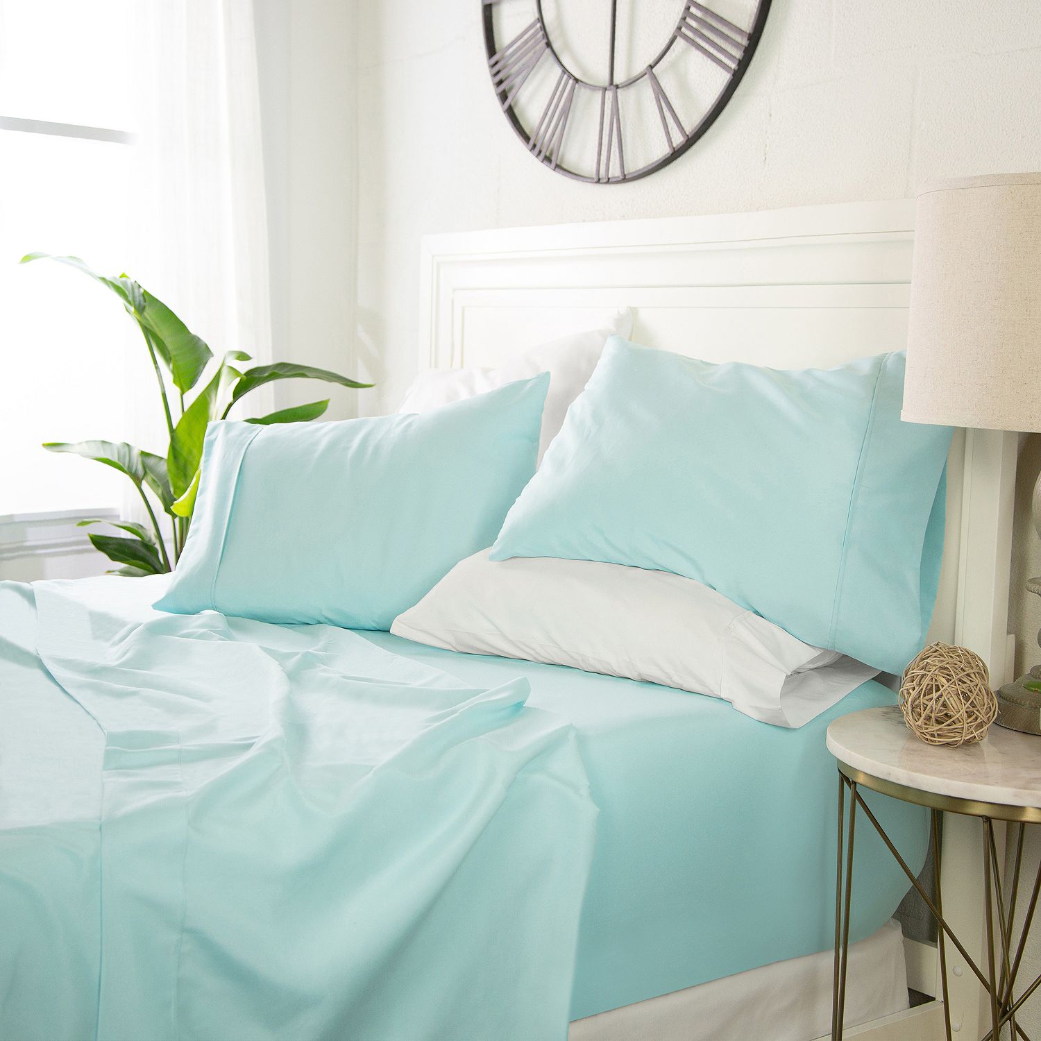 (ShopHQ) Sharon Osbourne Home Luxury Ultra Soft 4-Piece Sheet Set ...
