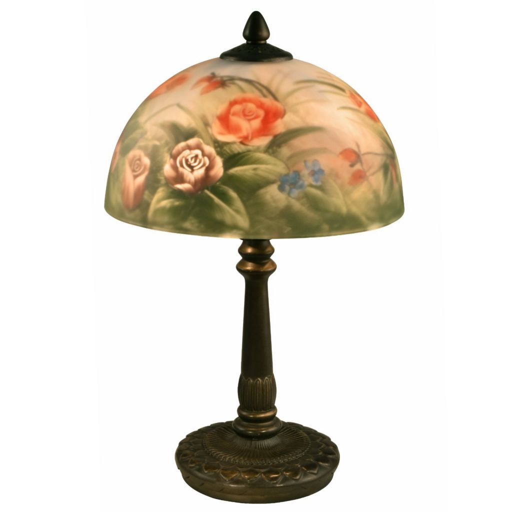 Dale Tiffany Lady Lamp Dome Tiffany Lamp With USB Charging Port
