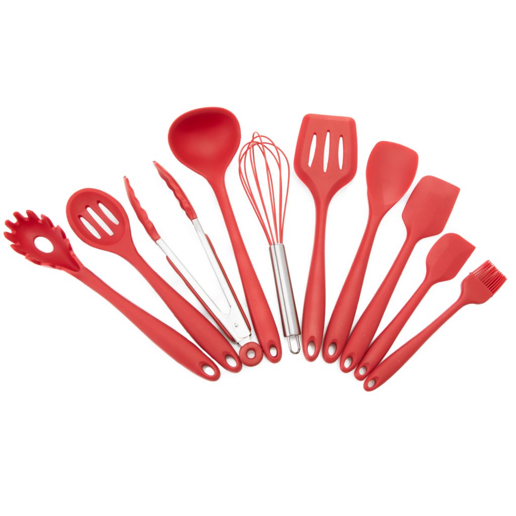 Piper & Home 10-Piece Silicone Utensil Set - ShopHQ.com