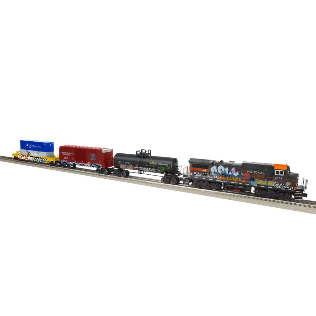 Lionel Graffiti LionChief 5.0 Electric O Gauge Model Train Set