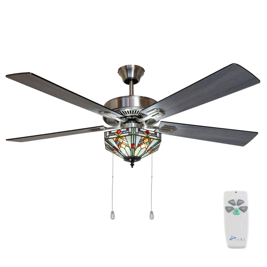 Mission Style Chandelier Fan DLK Fan And Lighting Projects