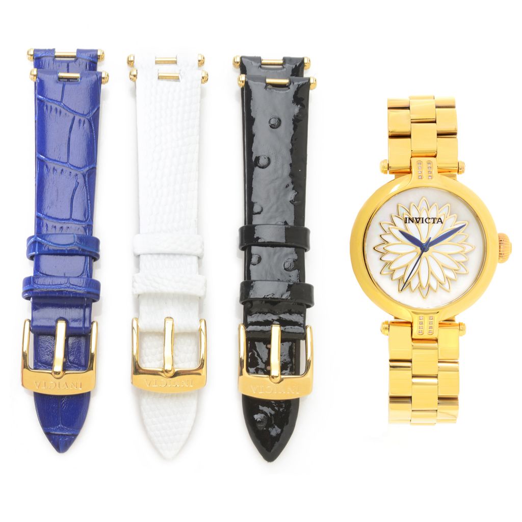 (ShopHQ) Invicta Women's Lotus Infinity Diamond Accented Quartz ...