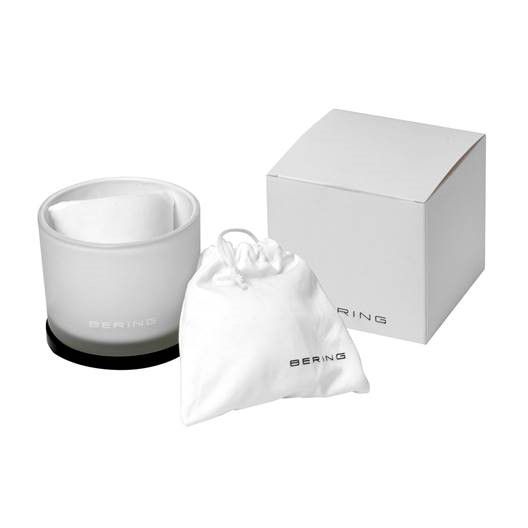 Bering Men's 33mm Slim Solar Quartz Black Dial Stainless Steel Bracelet ...