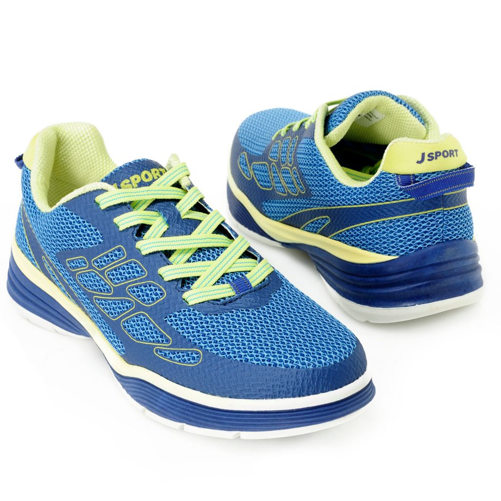 (ShopHQ) J-Sport by Jambu "Sport Walker" Memory Foam Lace-up Athletic ...