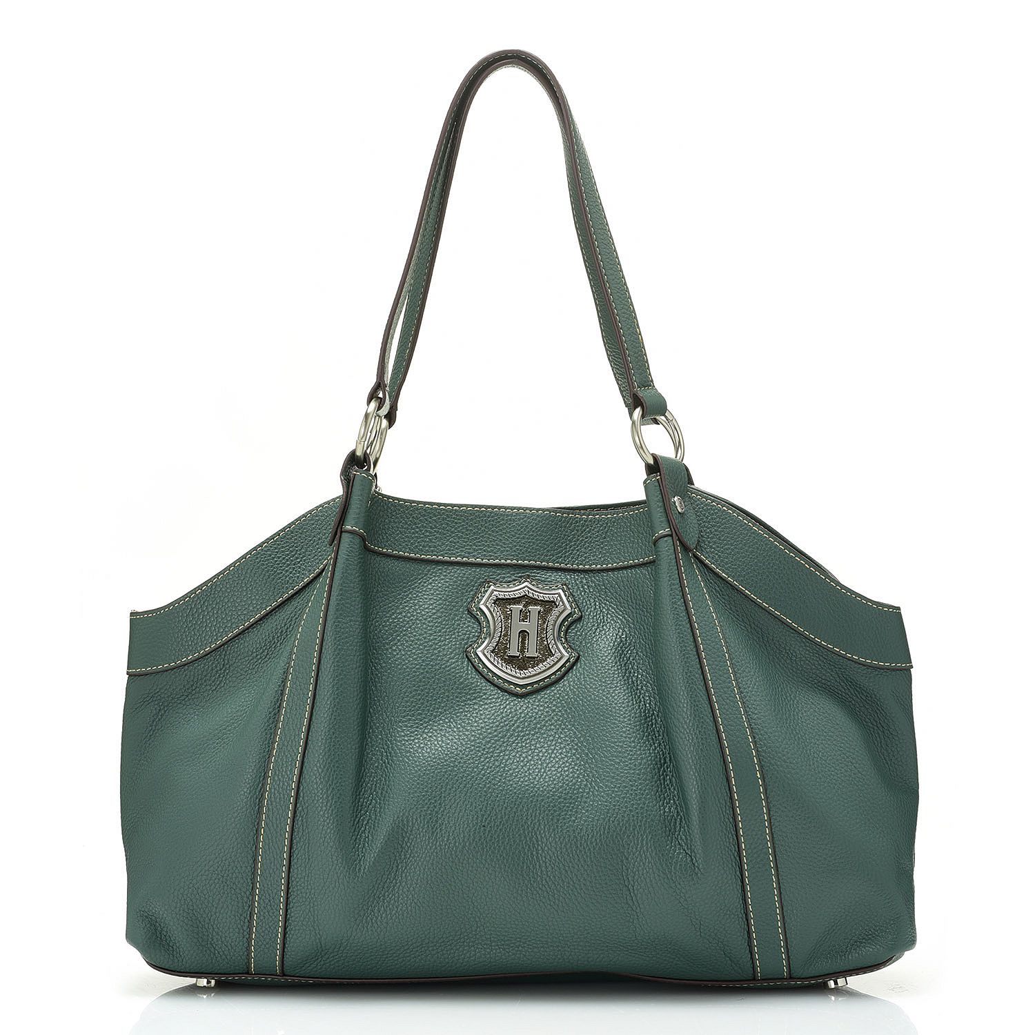 (ShopHQ) J.W. Hulme "Crest Heritage" Pebble Grain Leather Footed ...
