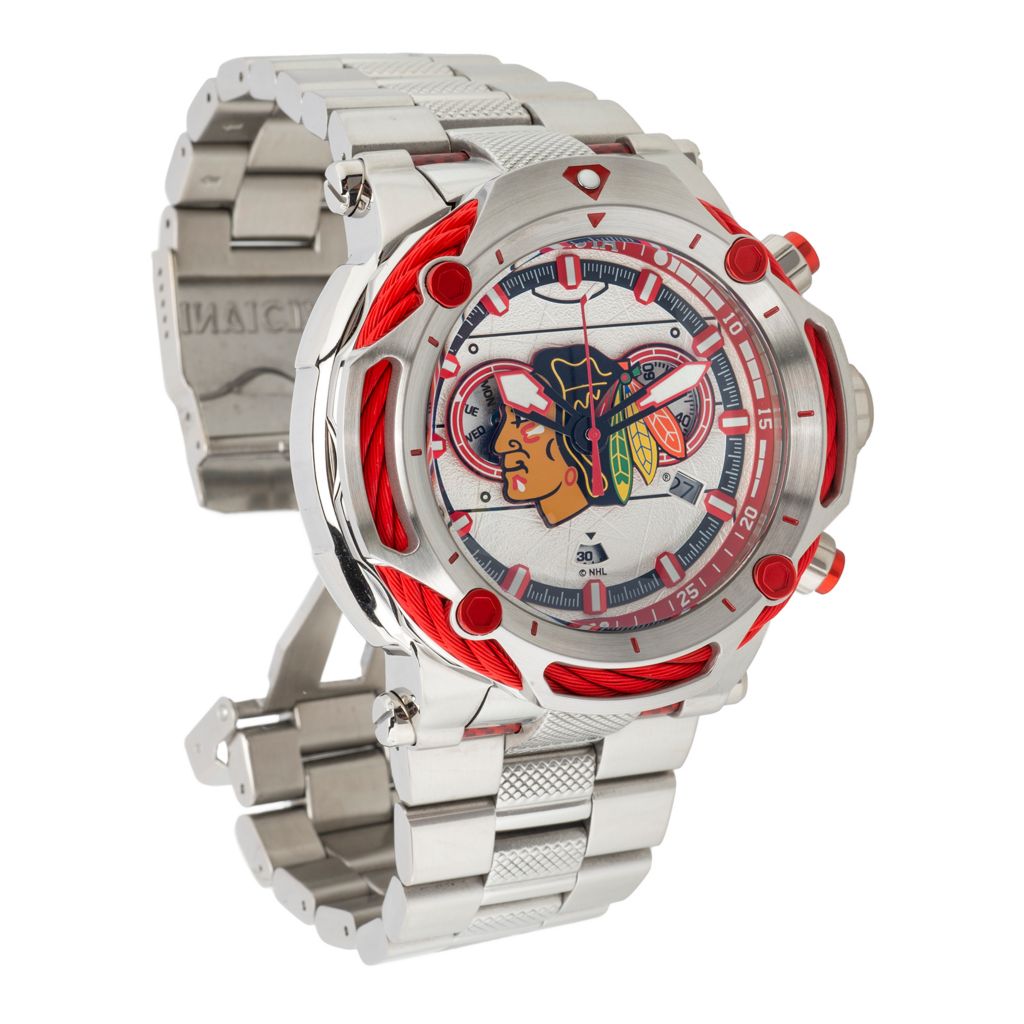 Invicta NHL Bolt 60mm Quartz Chrono Stainless Steel Watch for sale ...