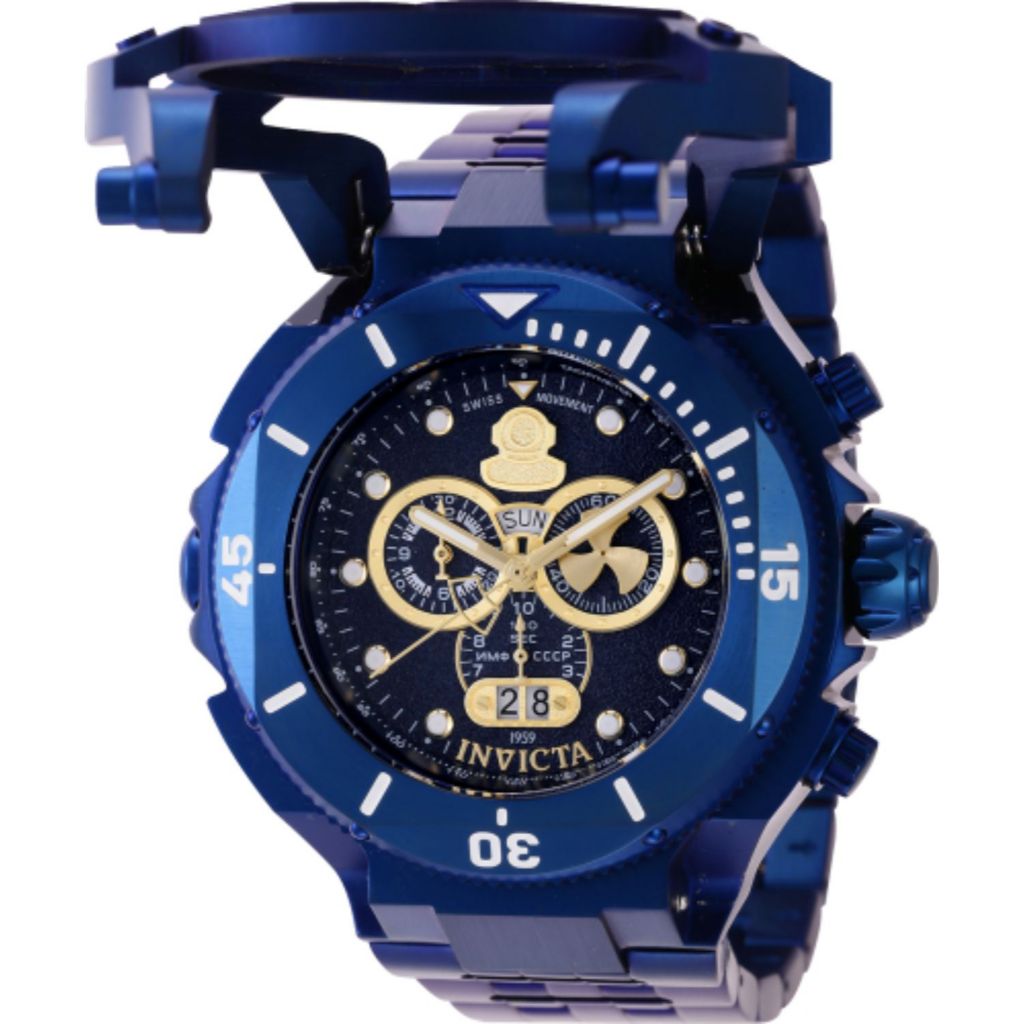 Invicta Pro Diver 55mm Quartz Chronograph Stainless Steel Bracelet ...