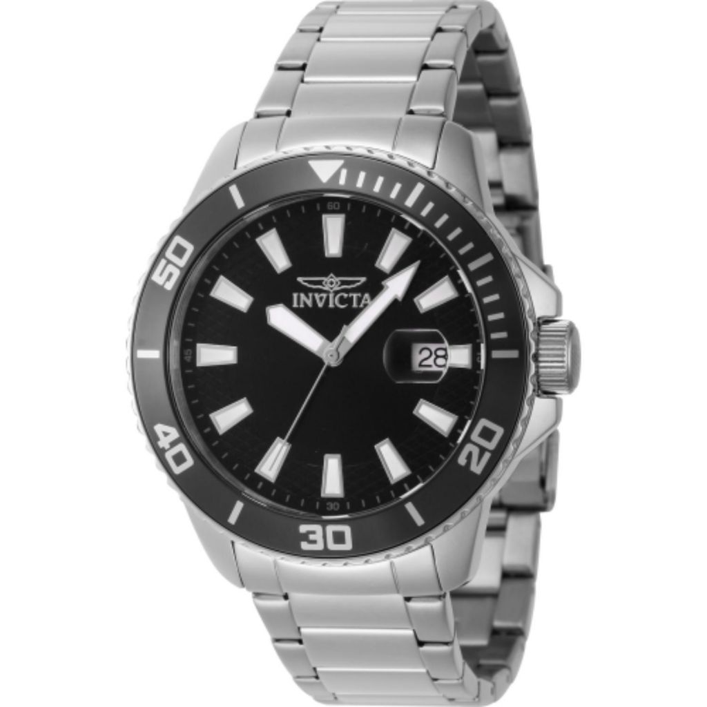 Invicta Pro Diver 45mm Quartz Date Bracelet Watch - ShopHQ.com